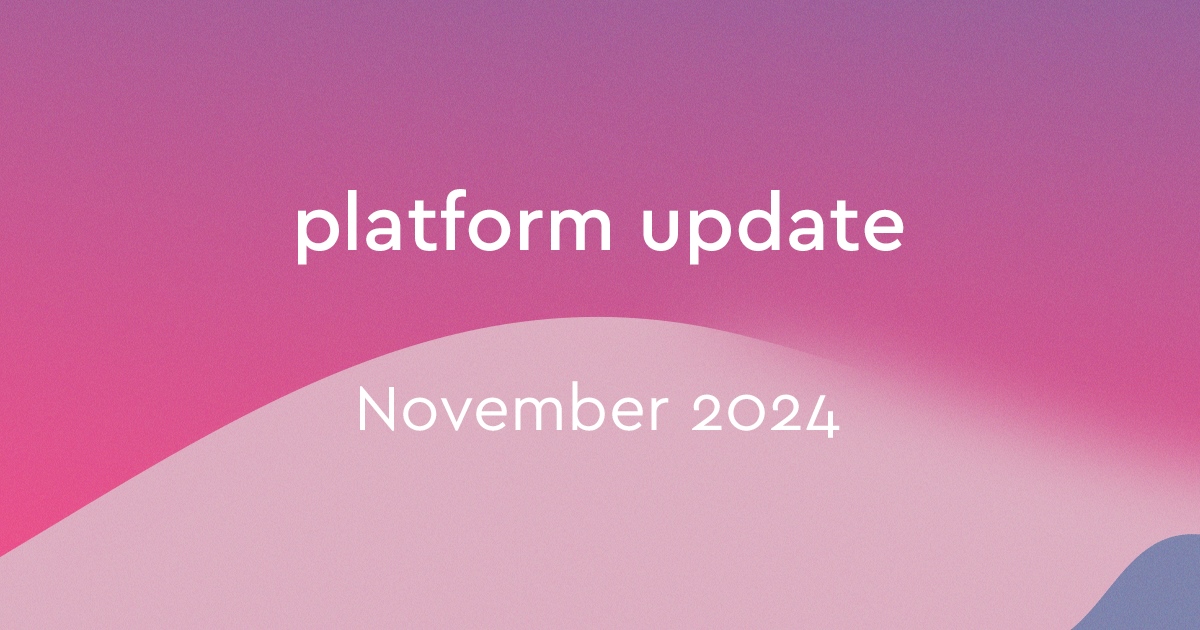 Platform Update: November 2024 | OLS Blog